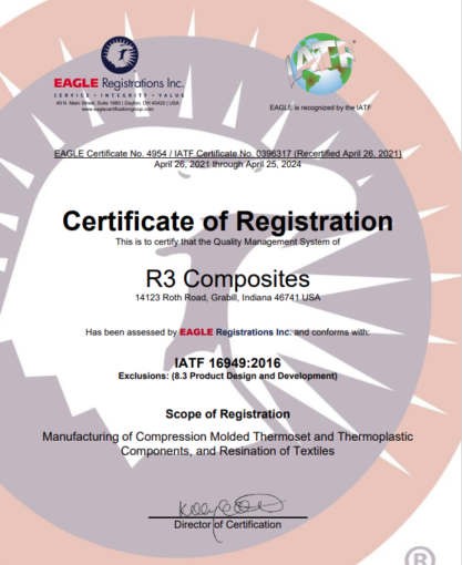 Quality Control – Compression Molding SMC Manufacturing | R3 Composites Inc